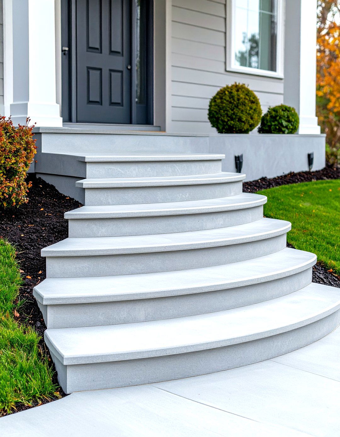 30 Practical Porch Steps Ideas for Better Curb Appeal - We Love Home Blog