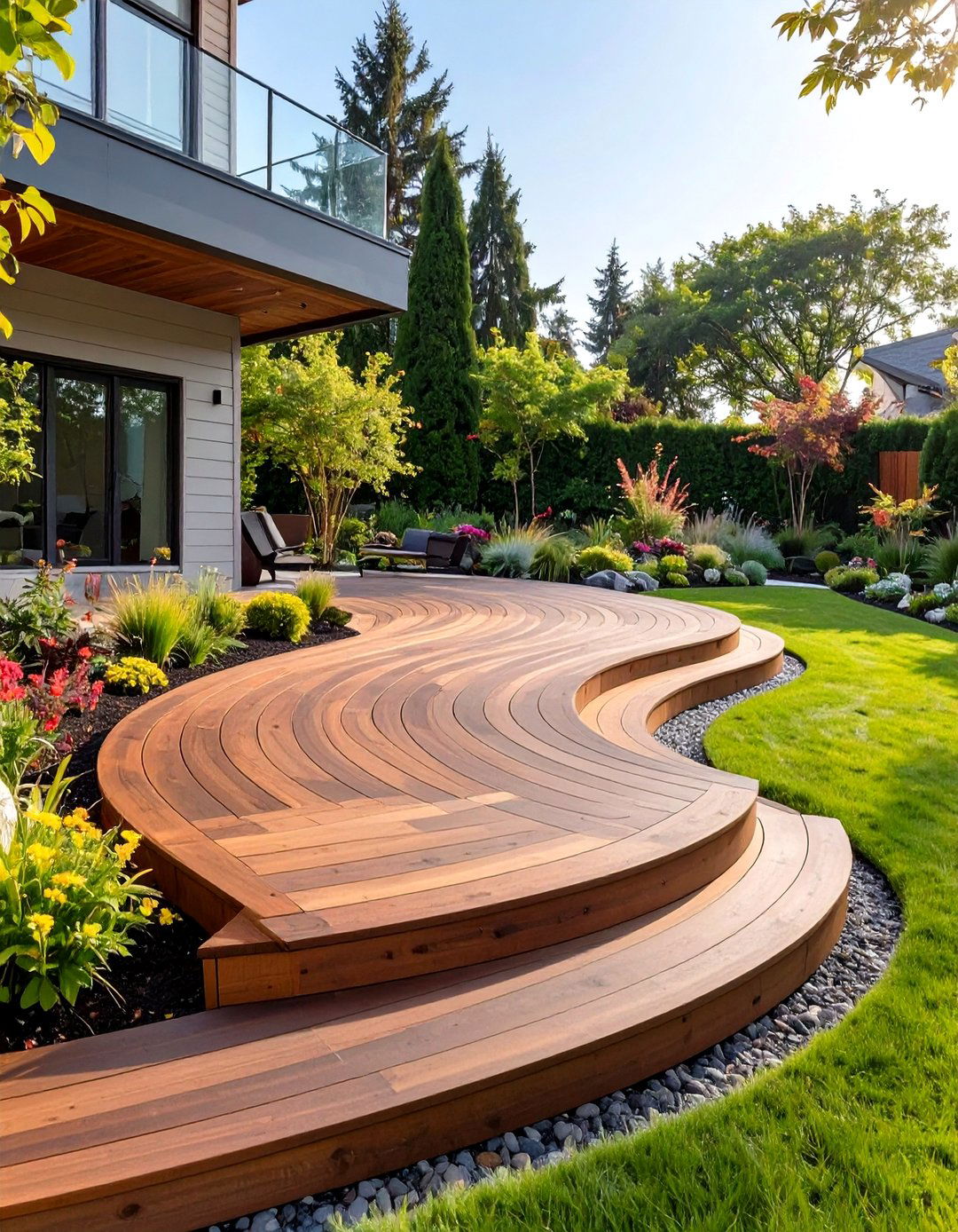 30 Creative Wood Deck Ideas for Your Outdoor Oasis - We Love Home Blog