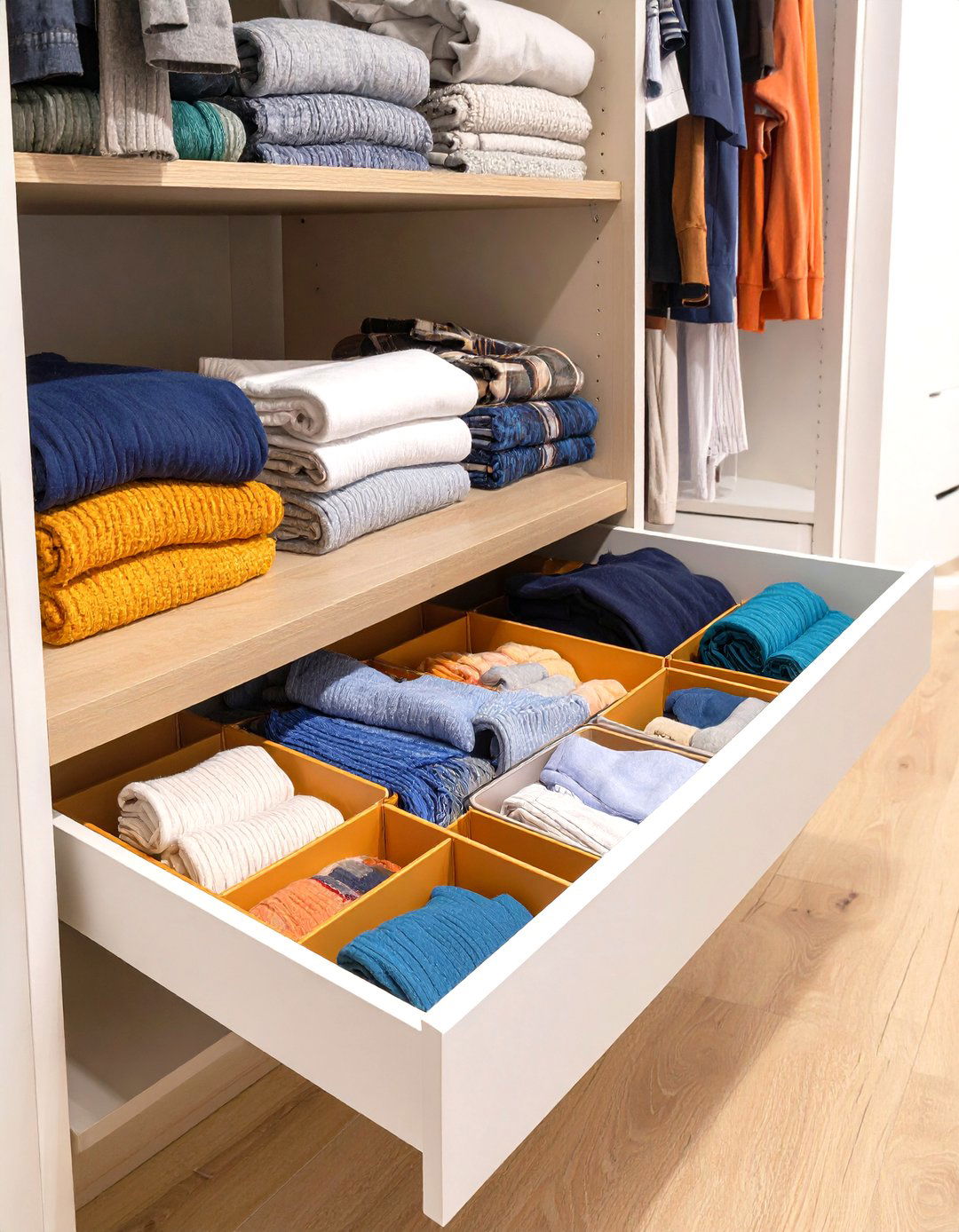 30 Walk in Closet Organization Ideas to Save Space - We Love Home Blog