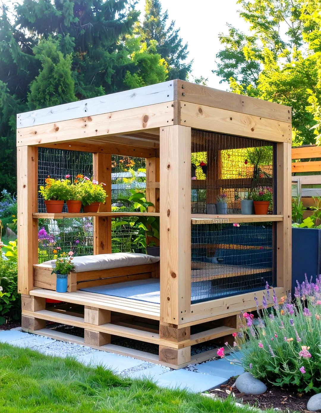 30 Amazing Outdoor Catio Ideas to Keep Your Feline Safe - We Love Home Blog