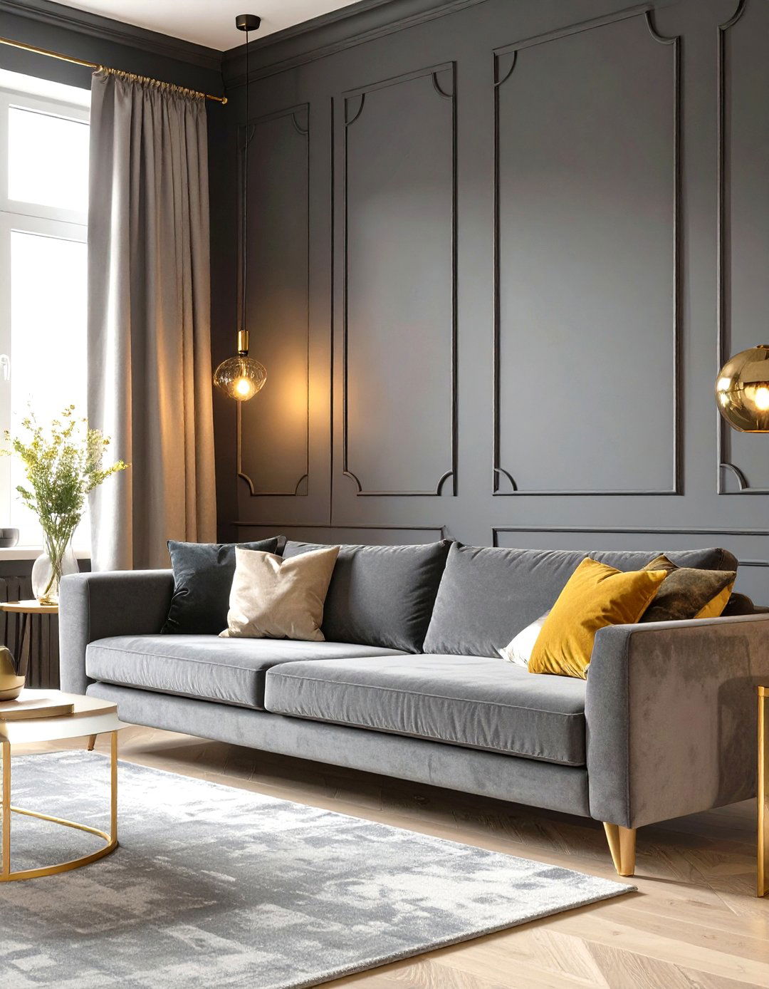 30 Stylish Gray Sofa Living Room Ideas for Modern Homes - We Love Home Blog