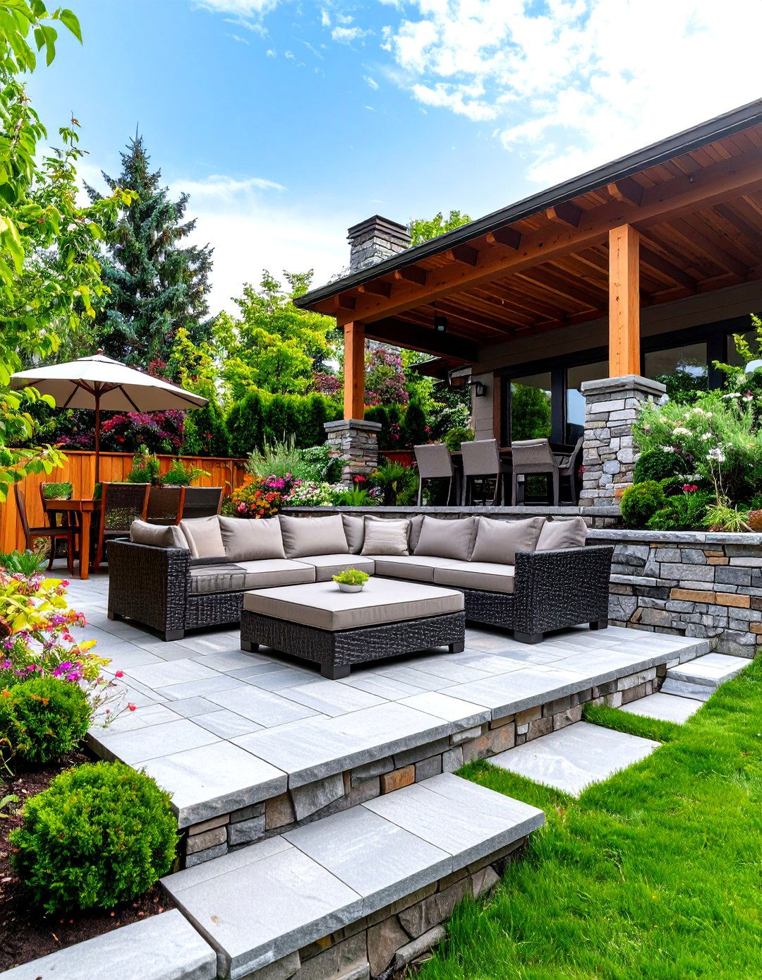 30 Beautiful Patio Landscaping Ideas for Your Home - We Love Home Blog