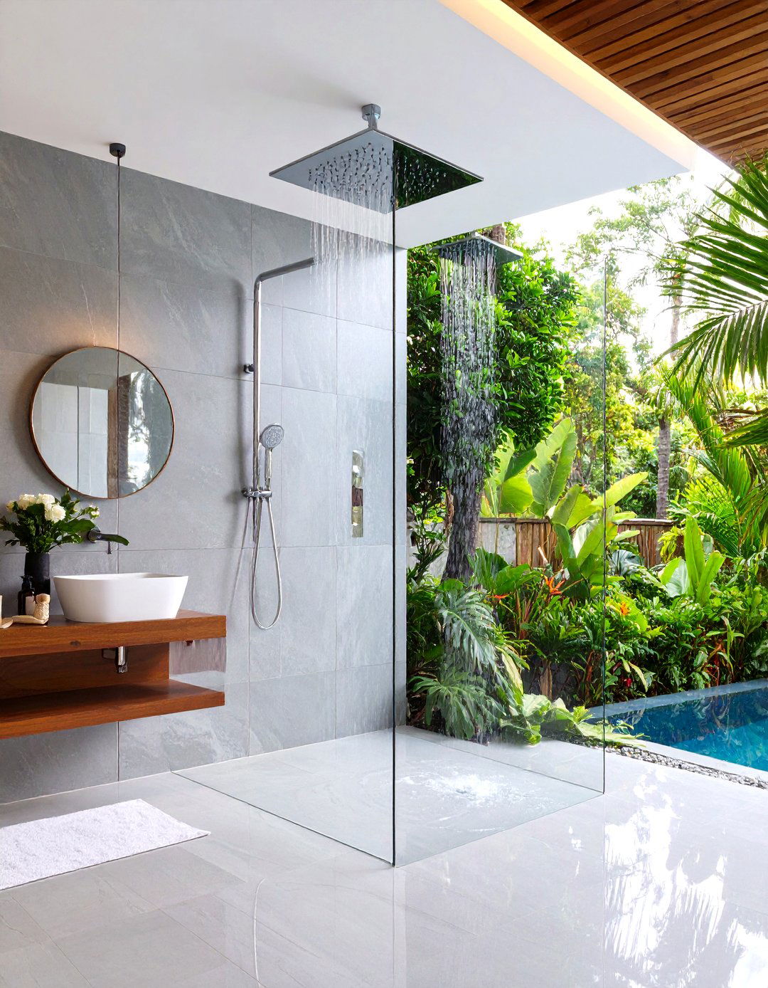 30 Pool Bathroom Ideas for Better Convenience and Style - We Love Home Blog