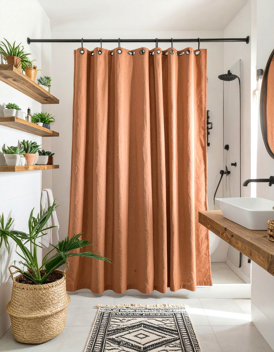 30 Elegant Shower Curtain Ideas to Style Your Bath - We Love Home Blog