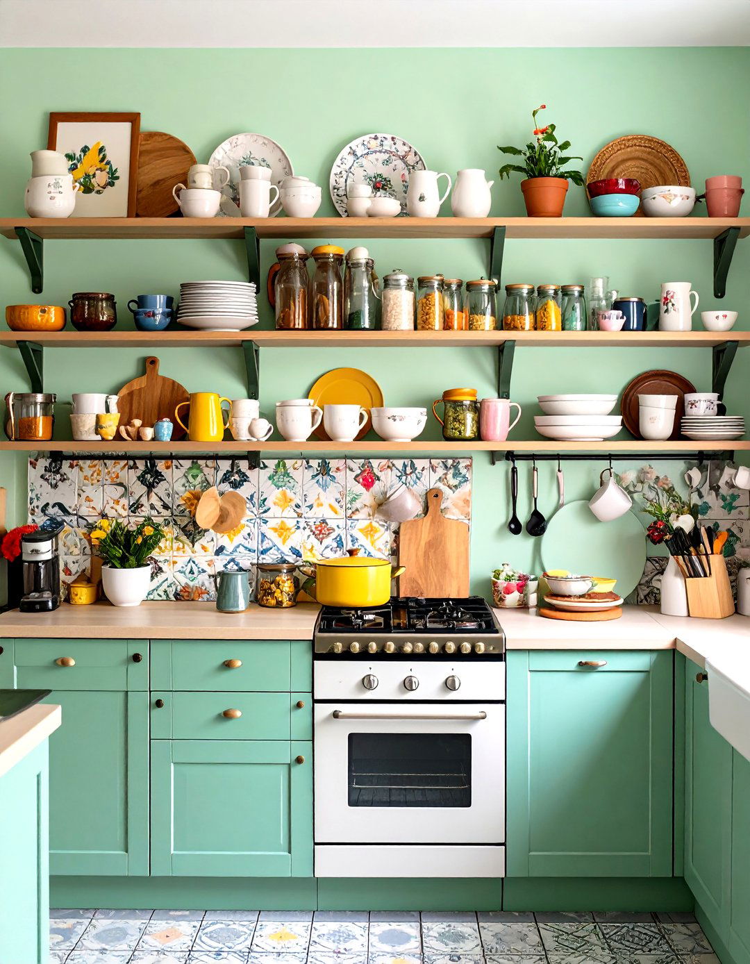 30 Functional Kitchen Shelving Ideas for Small Spaces - We Love Home Blog