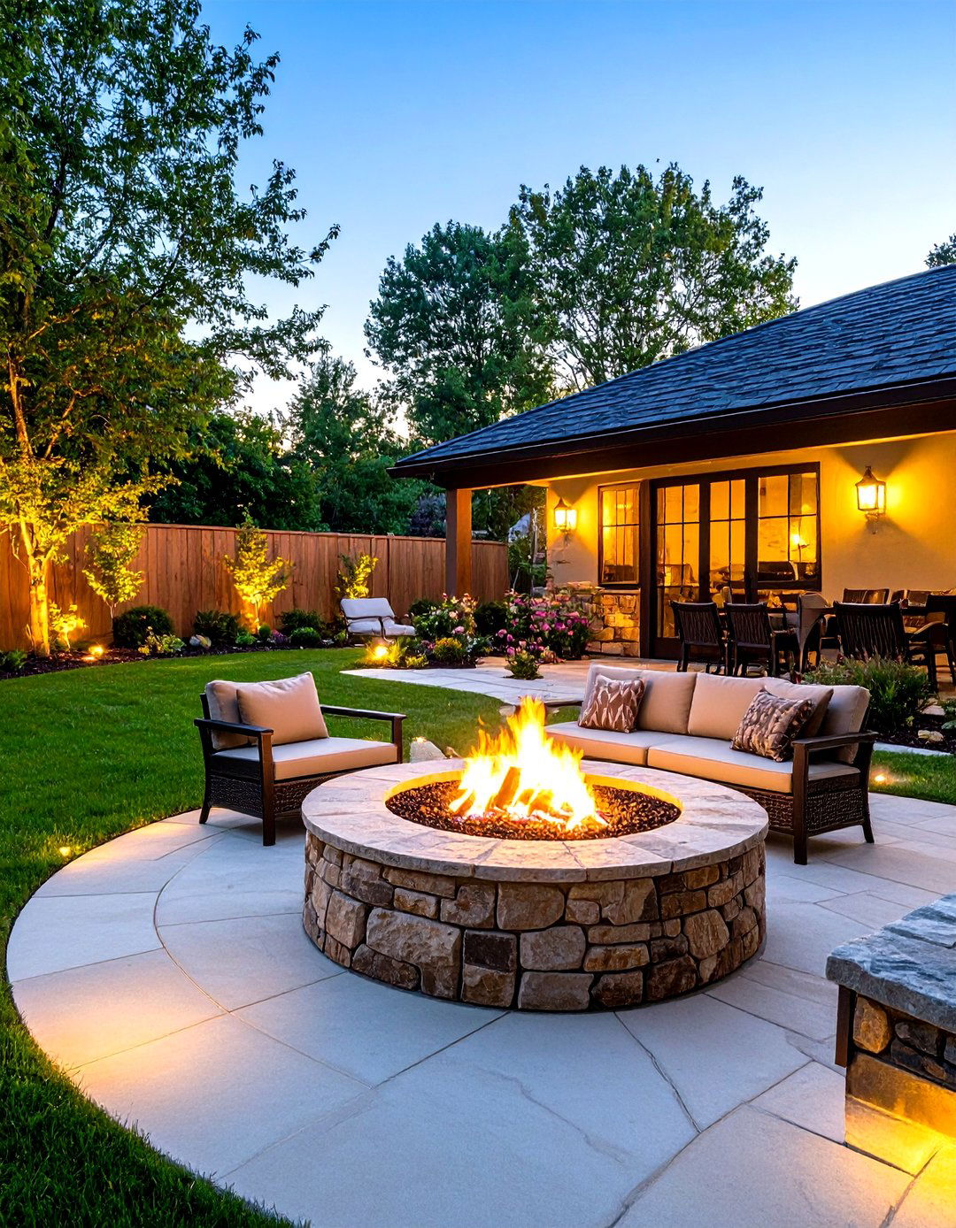 30 Modern Landscape Lighting Design Ideas for Nights - We Love Home Blog