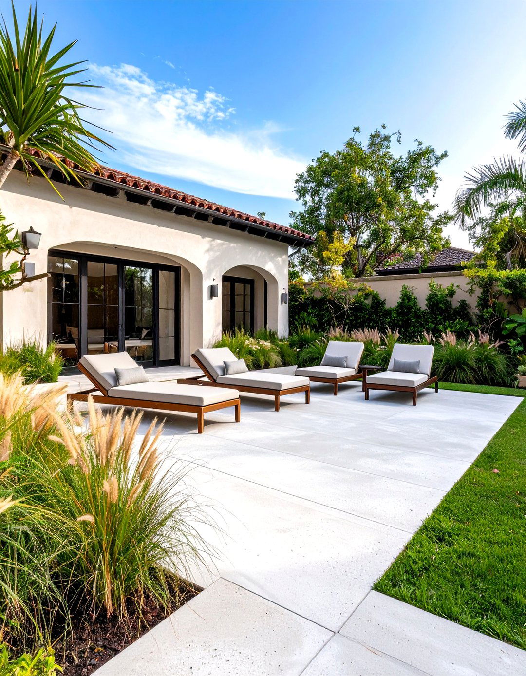 30 Modern Poured Concrete Patio Ideas to Explore - We Love Home Blog