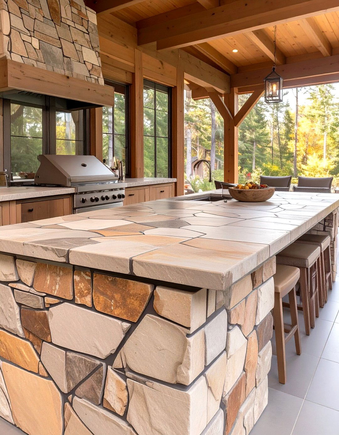 30 Outdoor Kitchen Countertop Ideas for Modern Homes - We Love Home Blog