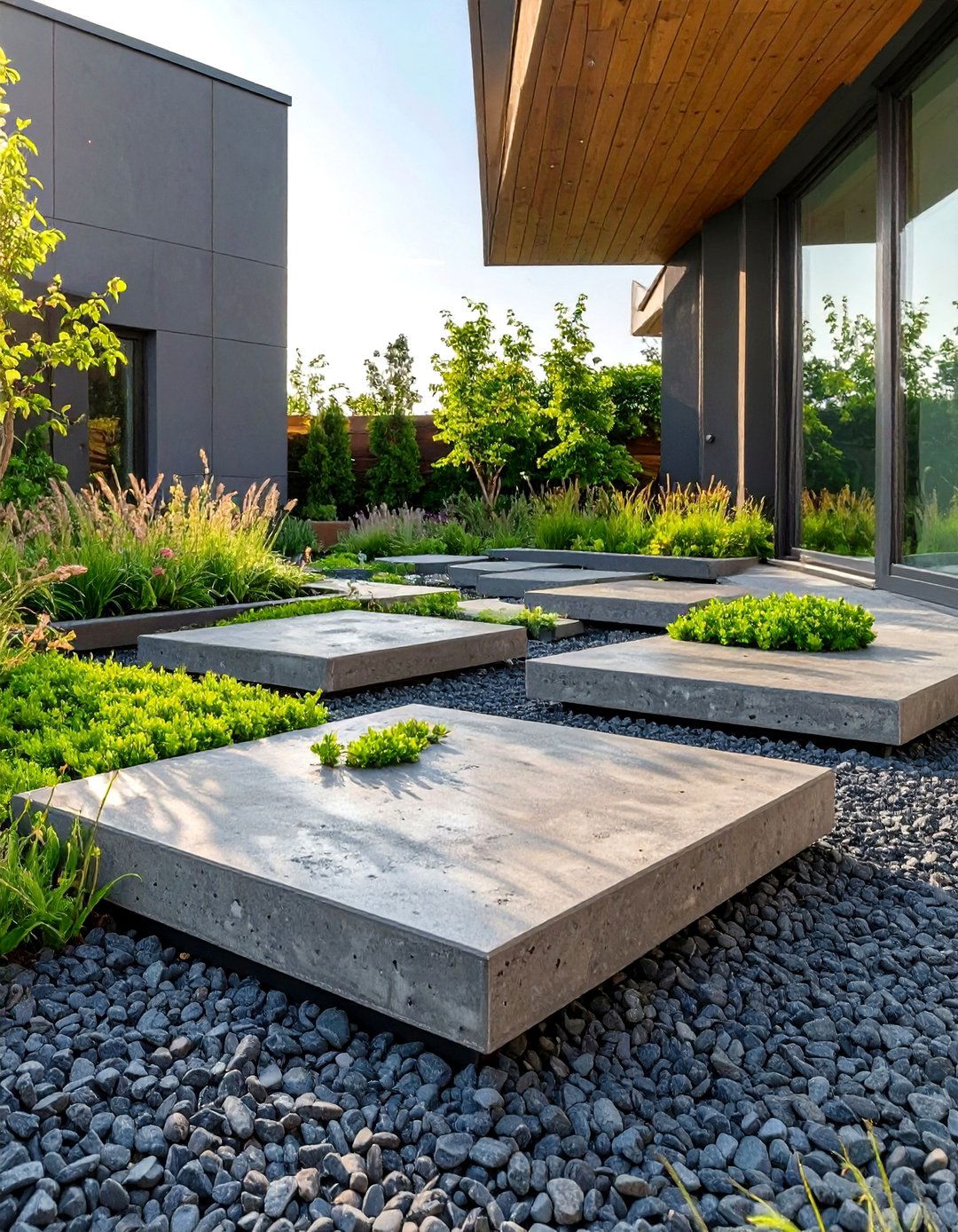 30 Modern Concrete Deck Ideas for Your Outdoor Space - We Love Home Blog
