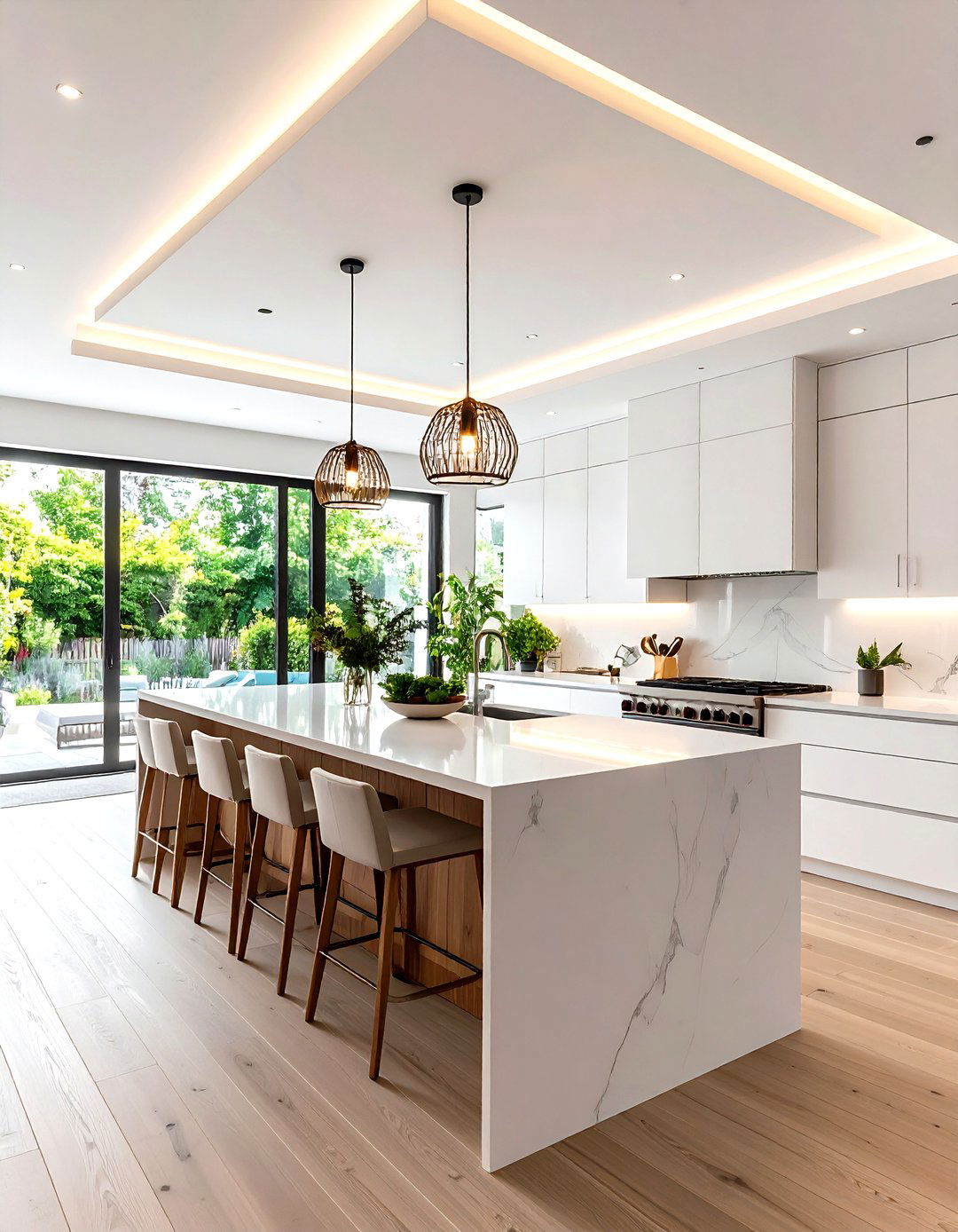 30 Kitchen Ceiling Ideas to Add Style to Your Interior - We Love Home Blog