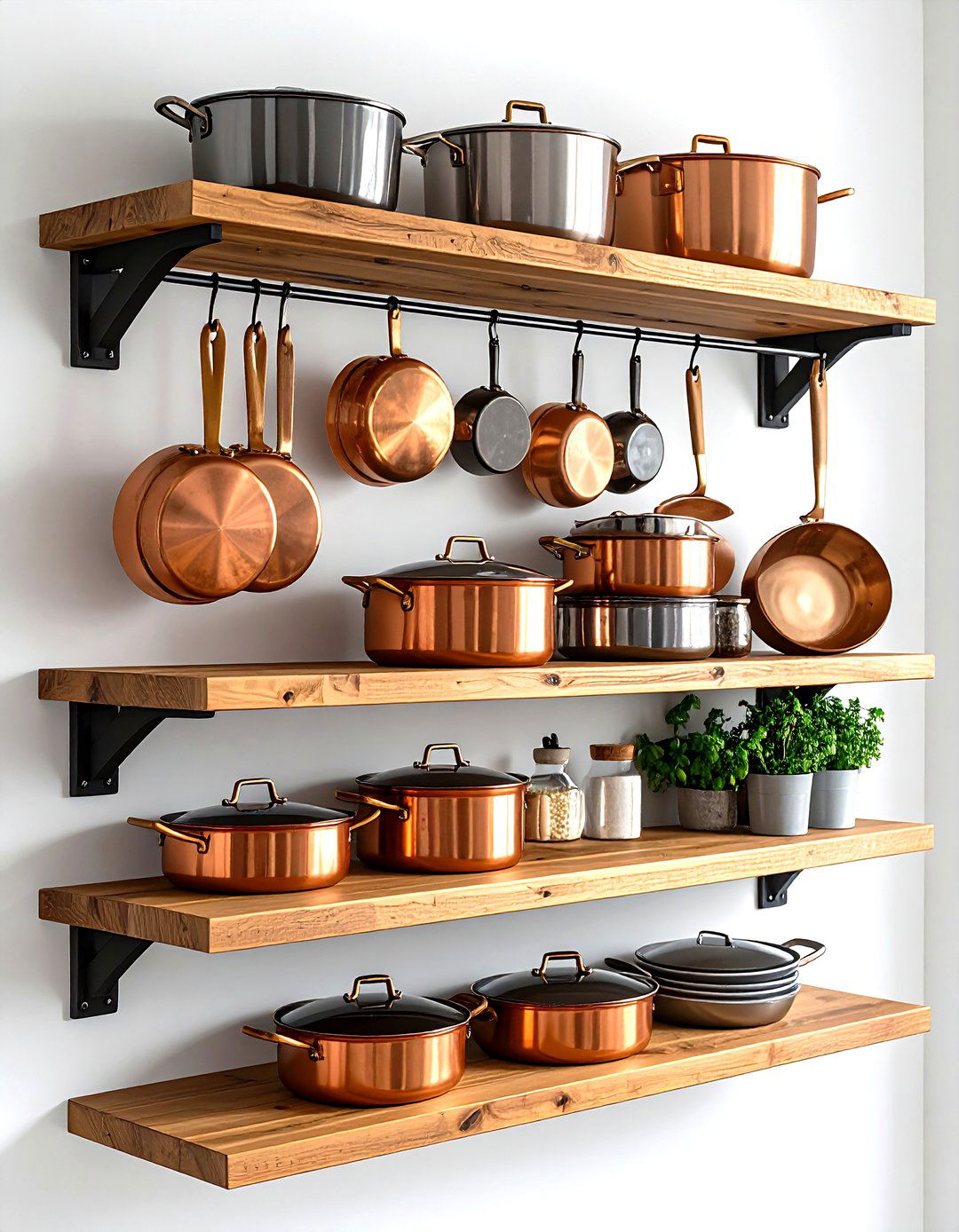 30 Kitchen Floating Shelves Ideas for Storage - We Love Home Blog