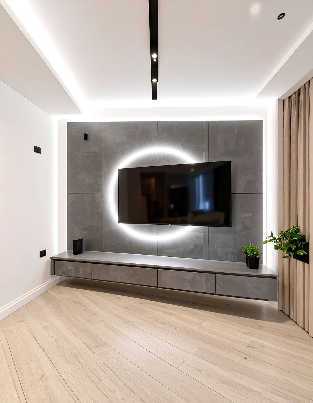 30 Modern Basement TV Wall Ideas for Your Entertainment - We Love Home Blog