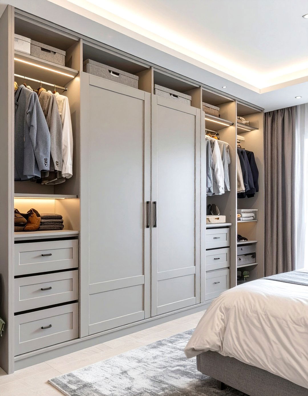 30 Wardrobe Design for Bedroom Ideas to Maximize Space - We Love Home Blog