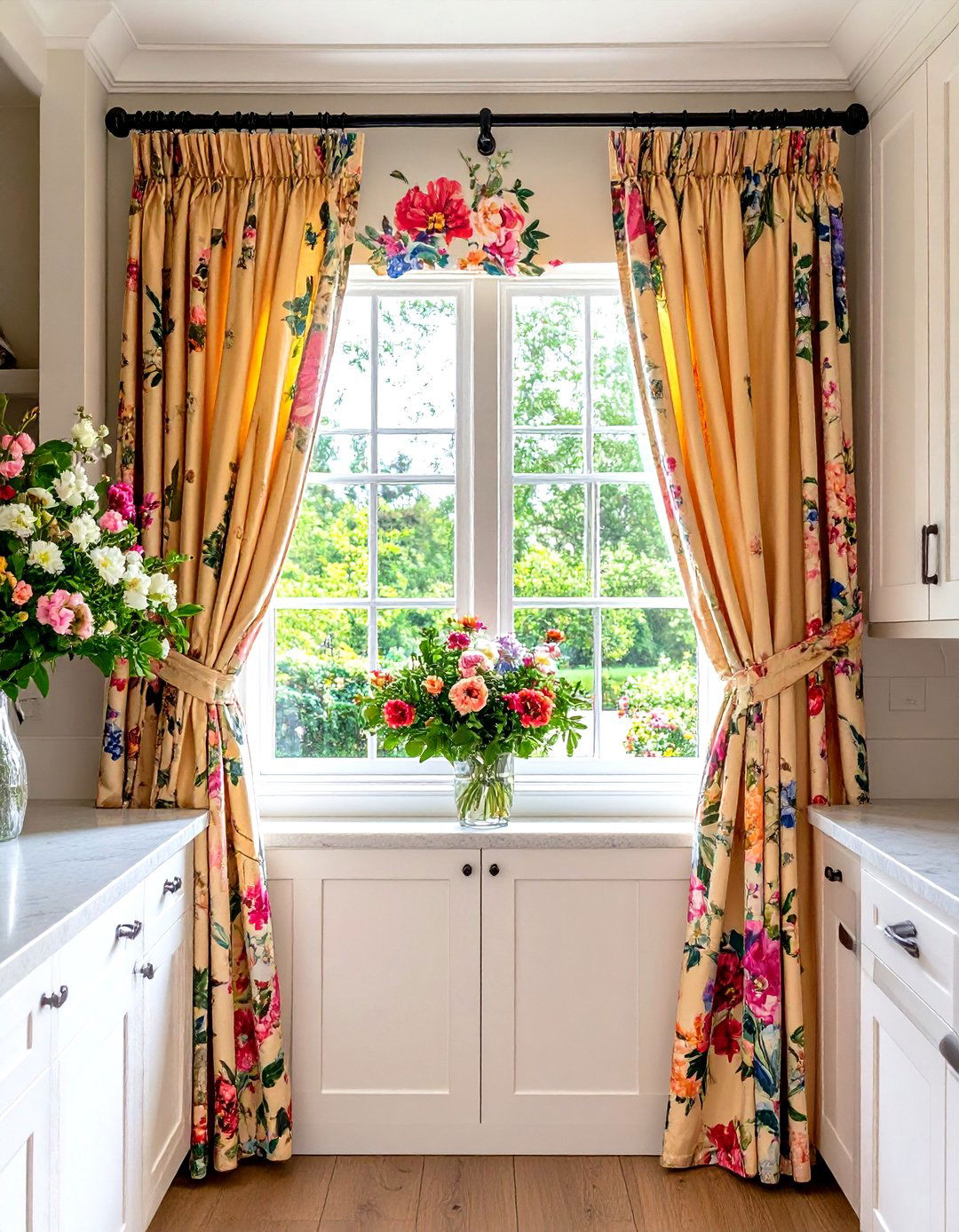 30 Chic Kitchen Window Curtain Ideas for Your Home - We Love Home Blog