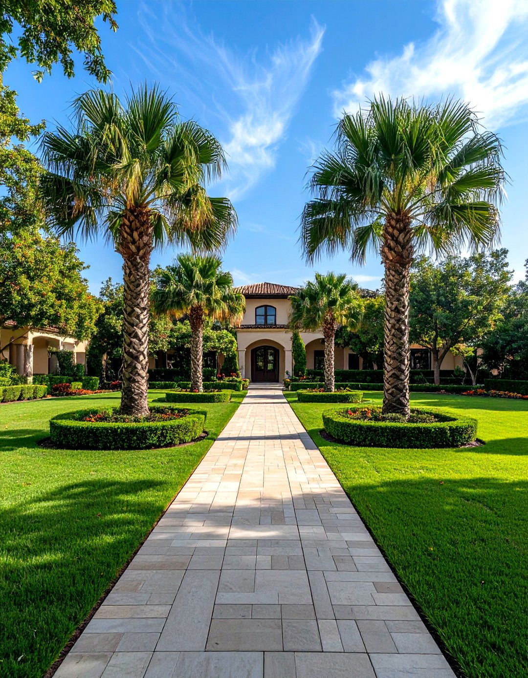 30 Front Yard Palm Tree Landscape Design Ideas - We Love Home Blog