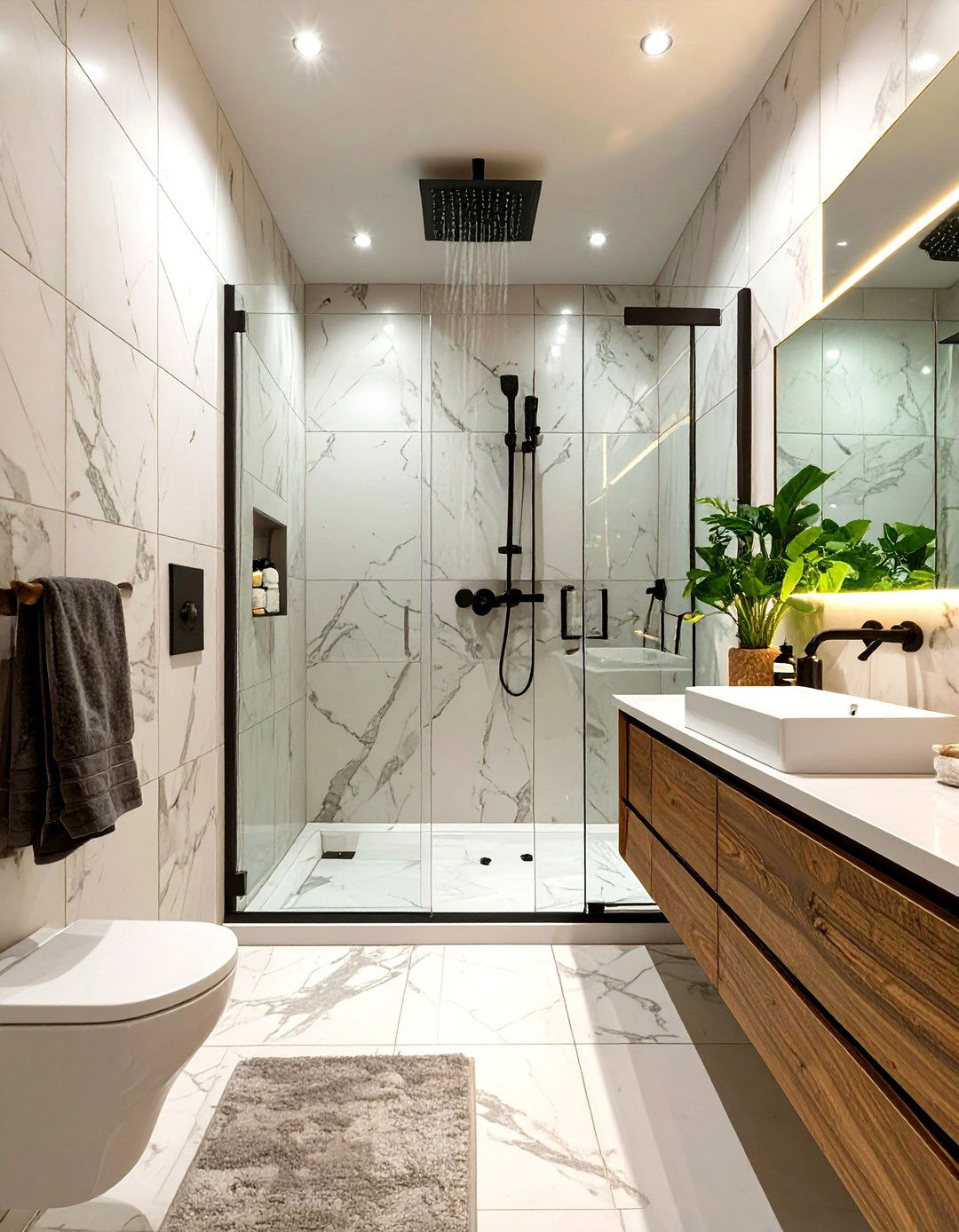 30 Small Bathroom Designs with Shower for Modern Homes - We Love Home Blog