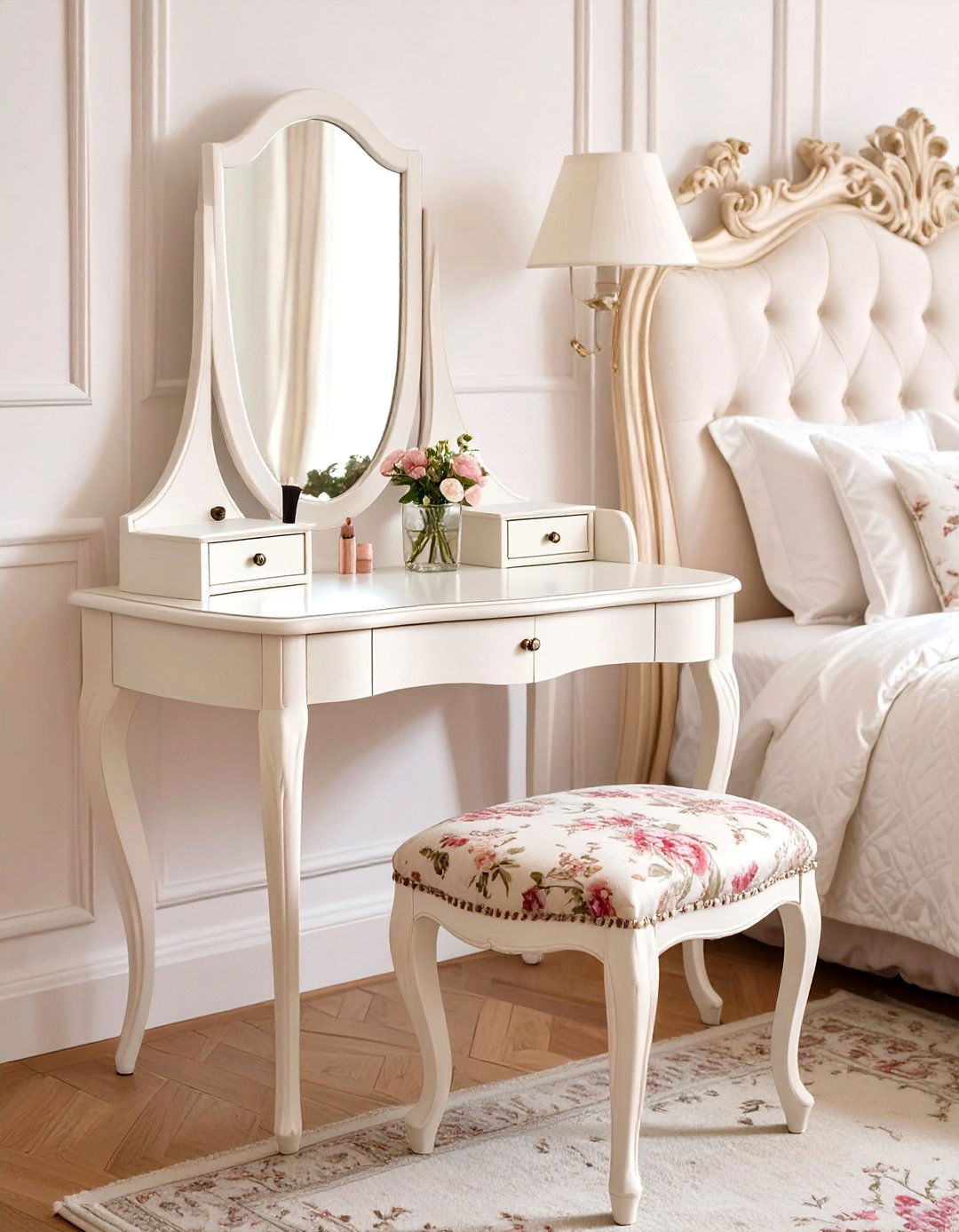 30 Makeup Vanity Ideas for a Glamorous Beauty Station - We Love Home Blog
