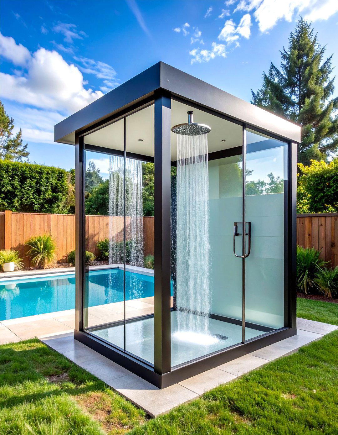 30 Outdoor Shower Enclosure Ideas for Ultimate Privacy - We Love Home Blog