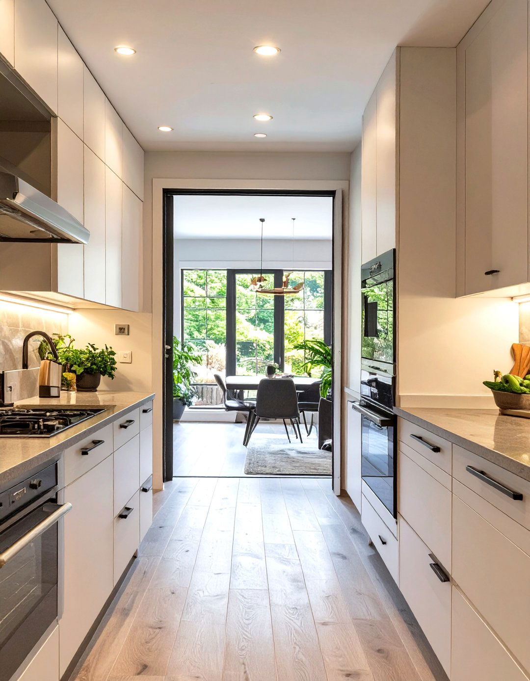 30 Small Galley Kitchen Ideas to Optimize Your Space - We Love Home Blog