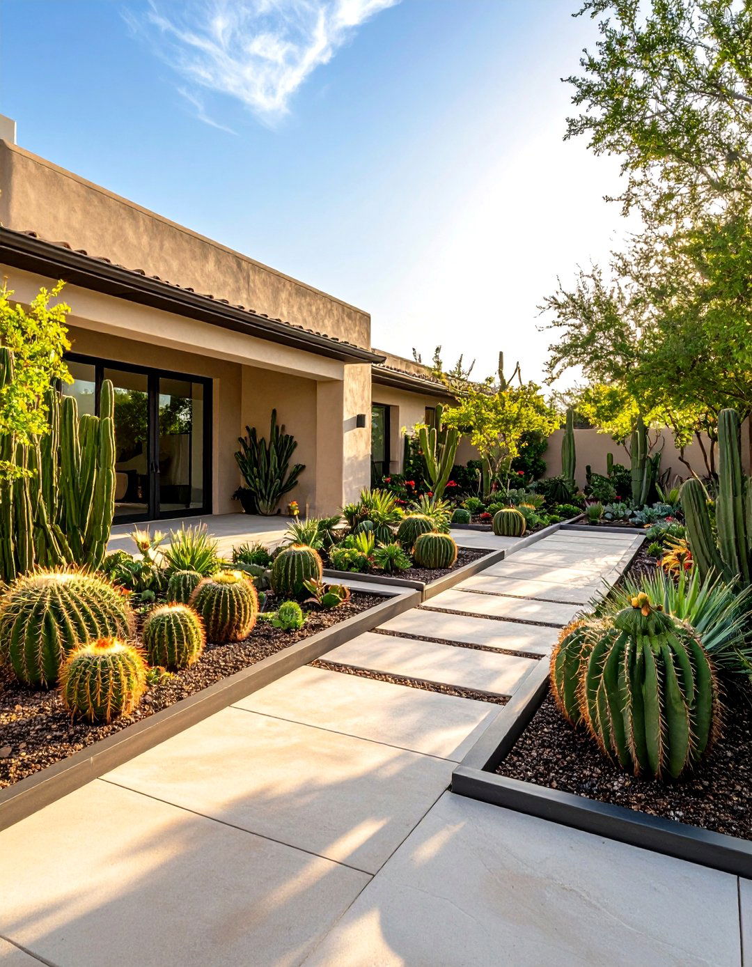 30 Front Yard Cactus Garden Ideas for Easy Maintenance - We Love Home Blog