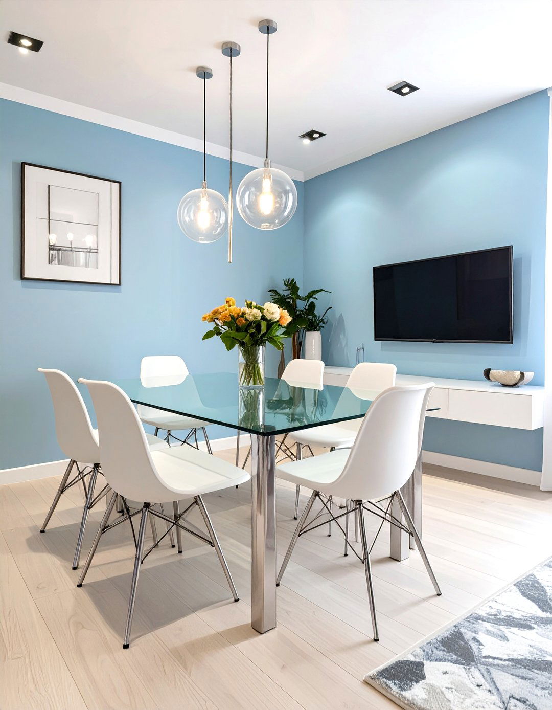 30 Small Living Room Ideas With TV and Dining Table - We Love Home Blog