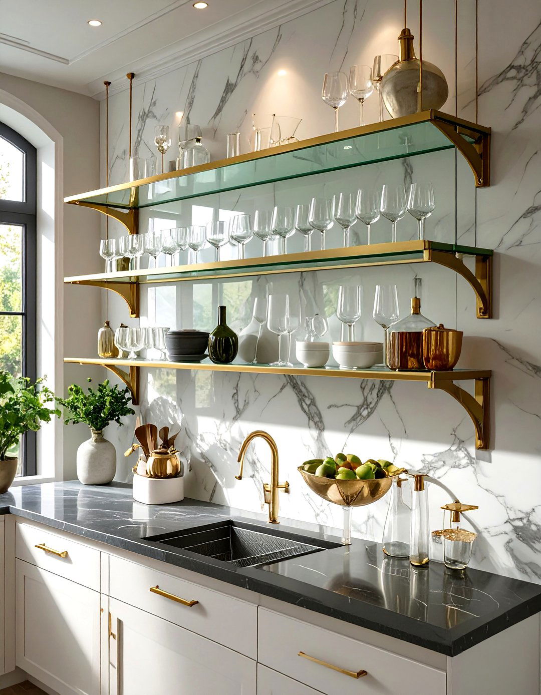 30 Open Shelving Kitchen Ideas for Modern Storage - We Love Home Blog