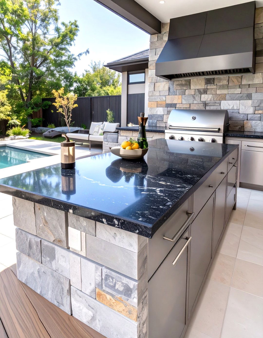 30 Outdoor Kitchen Countertop Ideas for Modern Homes - We Love Home Blog