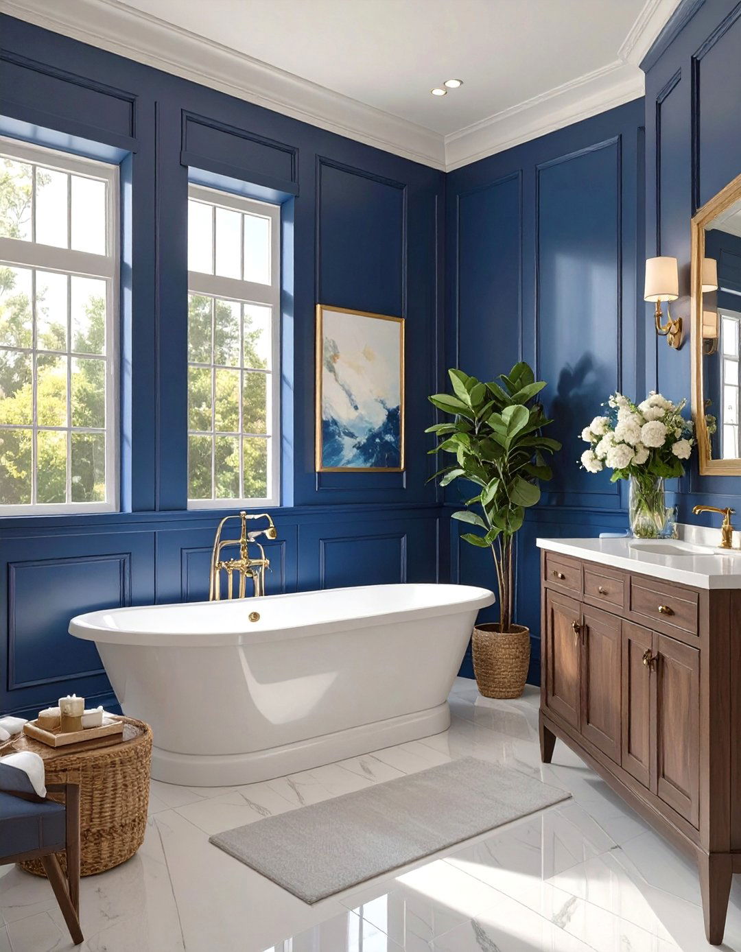 30 Classic Bathroom Wainscoting Ideas for Elegant Walls - We Love Home Blog