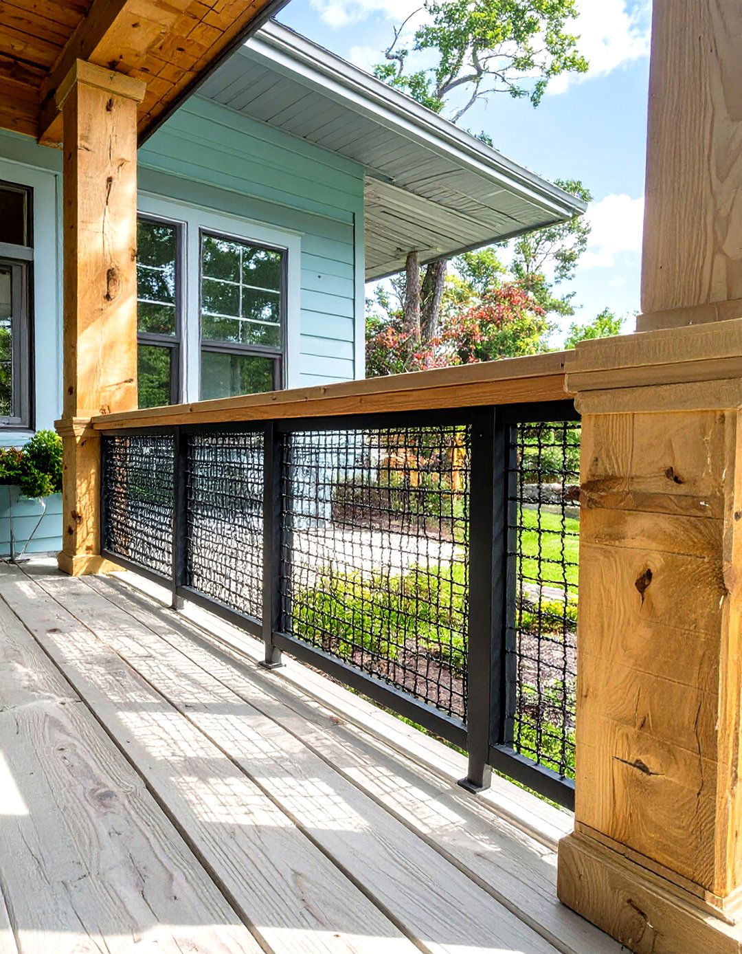 30 Simple Deck Railing Designs to Modernize Your Patio - We Love Home Blog