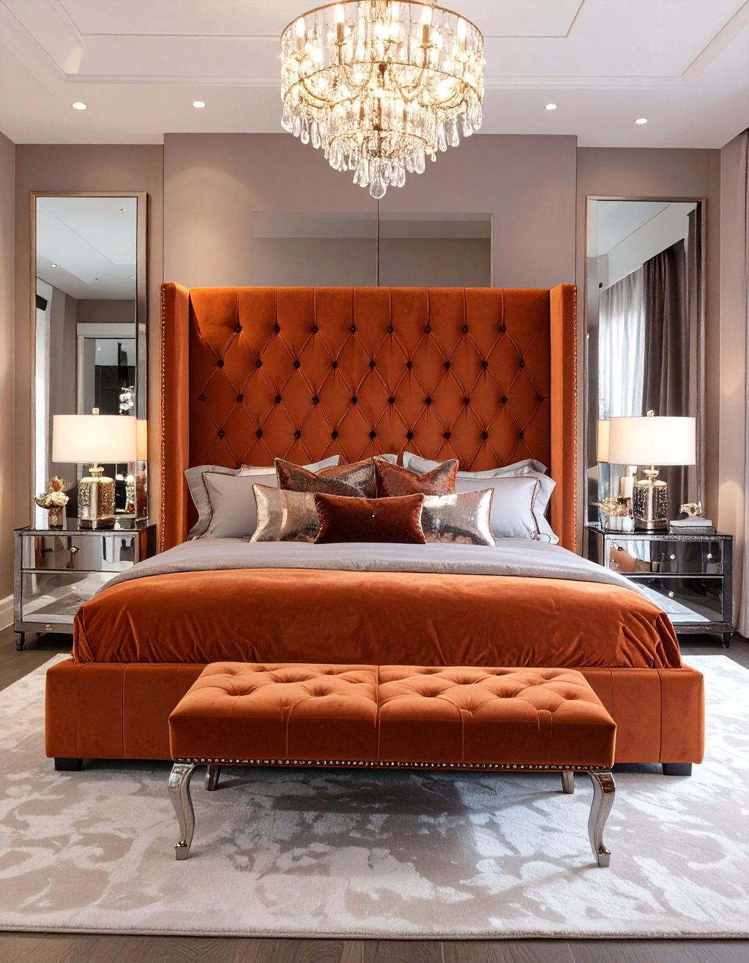 30 Burnt Orange Bedroom Ideas for a Warm and Cozy Vibe - We Love Home Blog