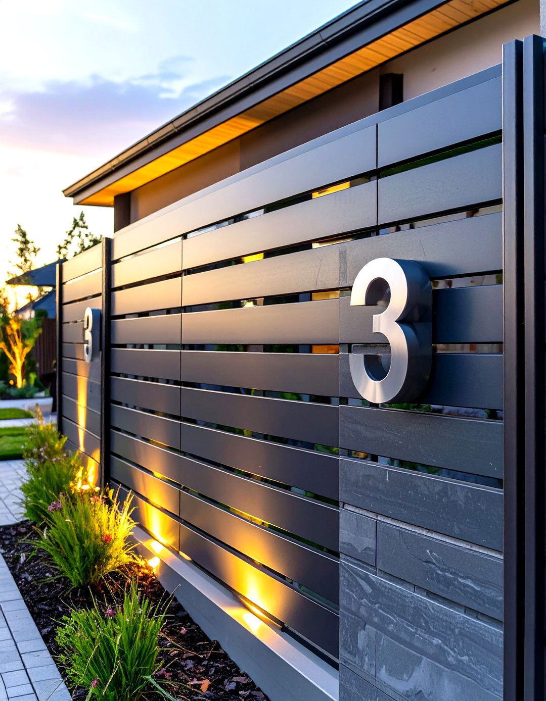 30 Bright Outdoor Fence Lighting Ideas for a Glowy Yard - We Love Home Blog