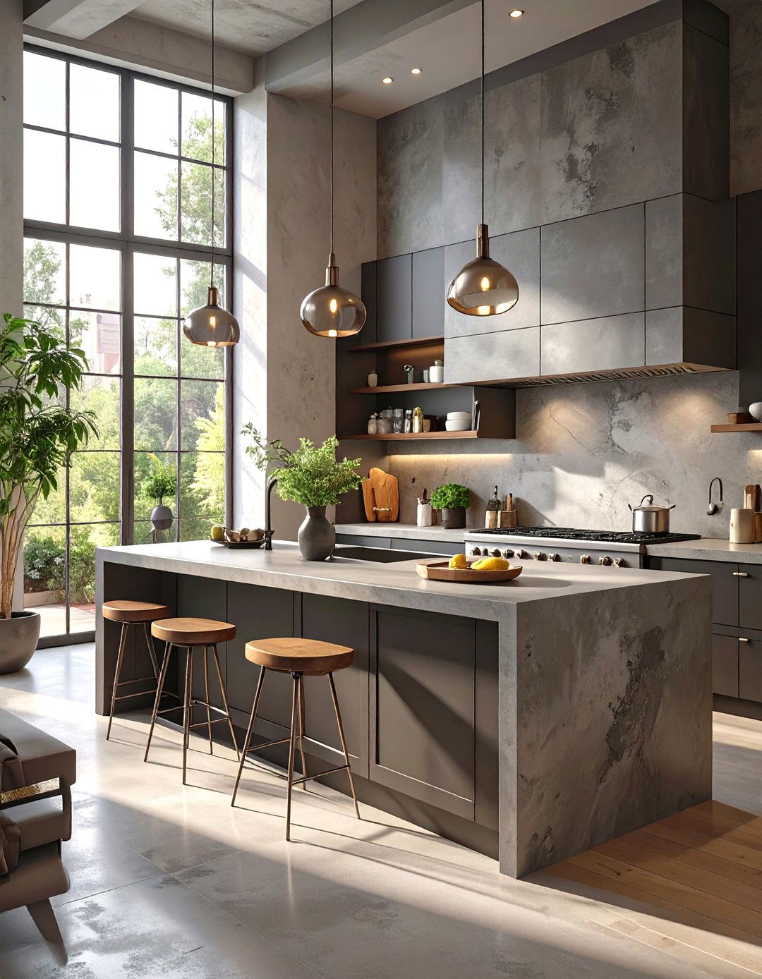 30 Bold Industrial Kitchen Design Ideas for Modern Homes - We Love Home ...