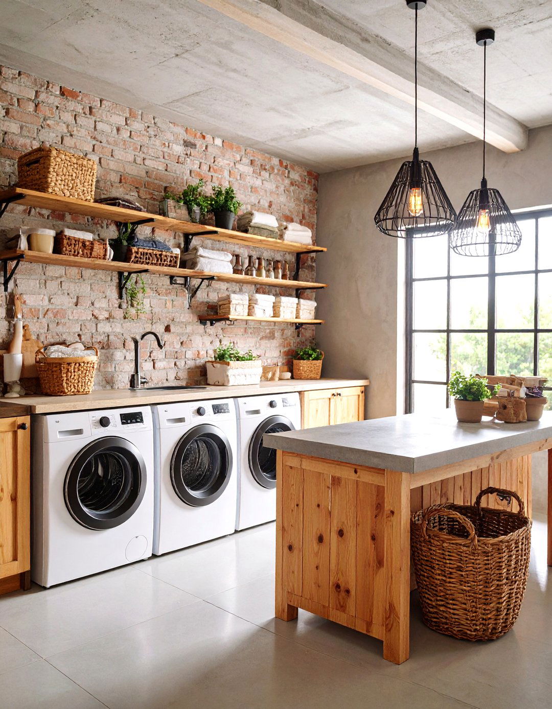 30 Laundry Room Lighting Ideas to Brighten the Space - We Love Home Blog