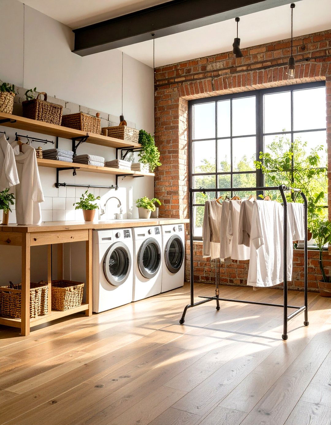 30 Laundry Room Drying Rack Ideas for Better Air Drying - We Love Home Blog