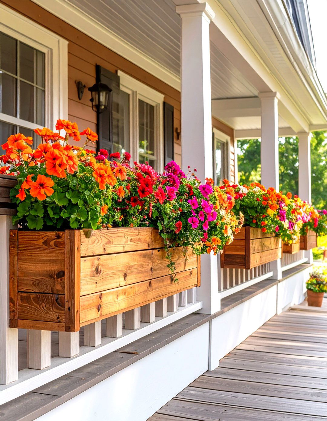 30 Classic Wood Front Porch Ideas for Home Curb Appeal - We Love Home Blog