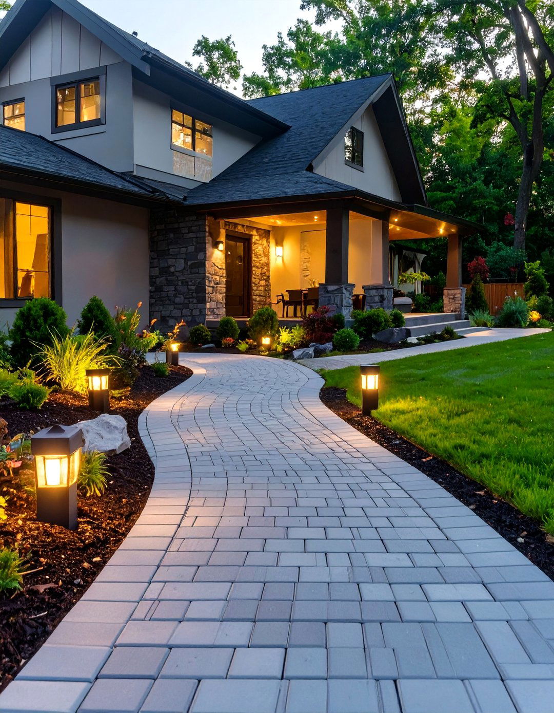 30 Backyard Pathway Ideas for a Stunning Garden Walk - We Love Home Blog
