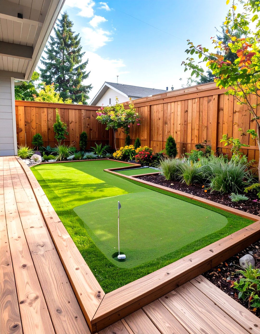 30 Small Backyard Putting Green Ideas for Golf Lovers - We Love Home Blog