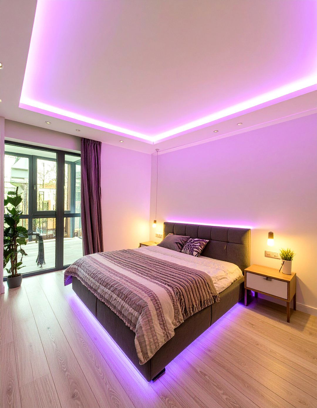 30 Teenage Girl Bedroom Ideas With LED Lights - We Love Home Blog