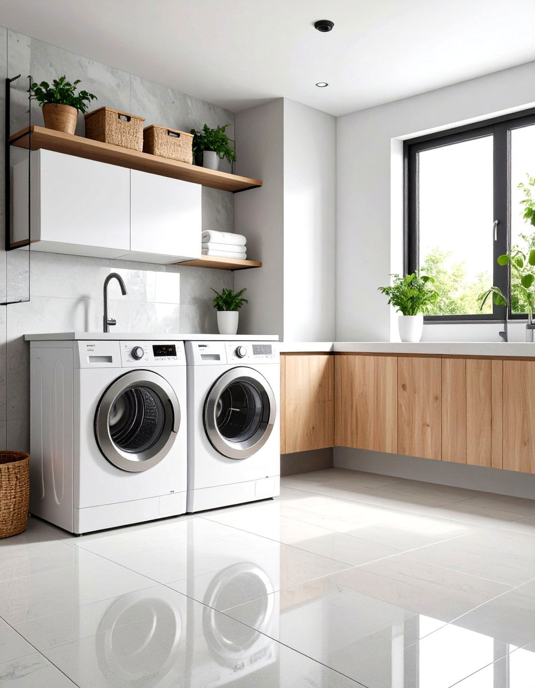 30 Laundry Room Tile Floor Ideas for a Stylish Upgrade - We Love Home Blog