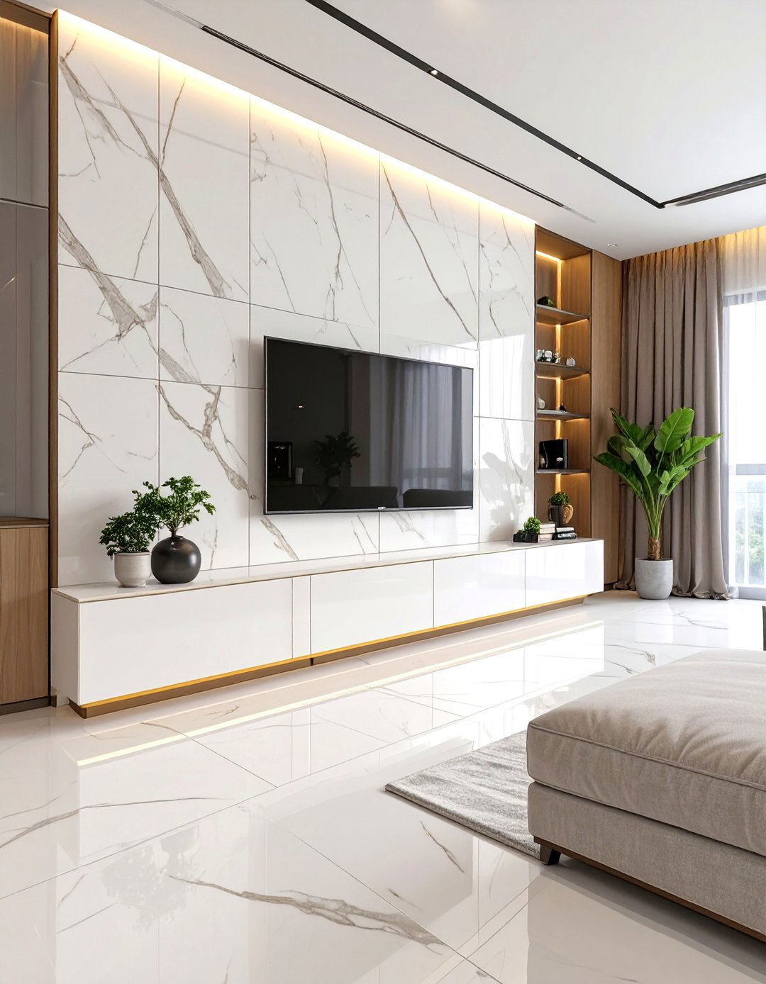 30 TV Accent Wall Ideas to Enhance Your Living Room - We Love Home Blog