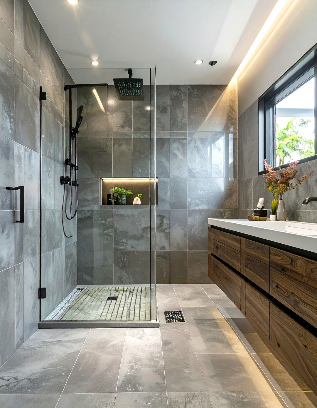 30 Master Bathroom Walk In Shower Tile Ideas to Love - We Love Home Blog