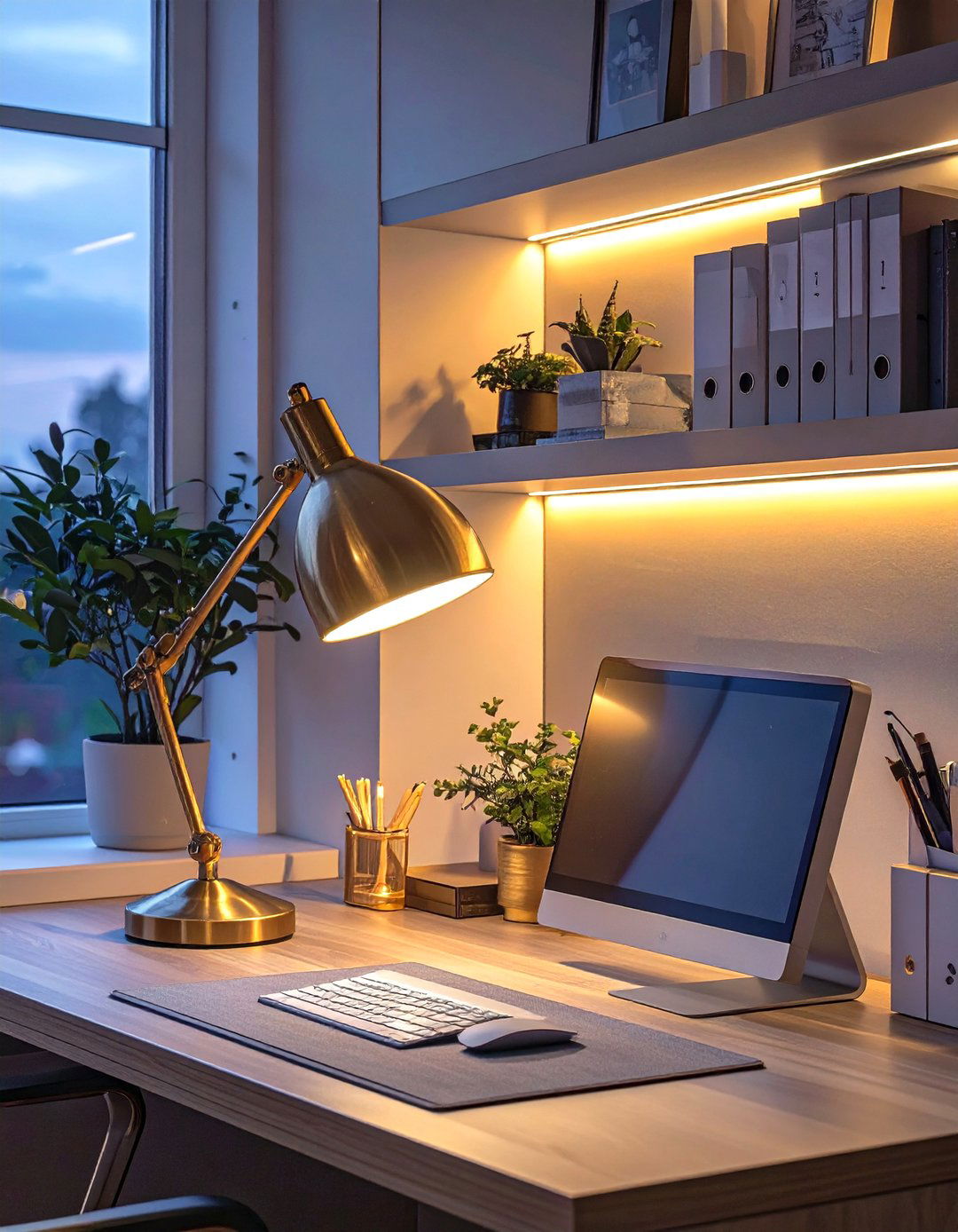 30 Small Office Decor Ideas for Work to Boost Energy - We Love Home Blog
