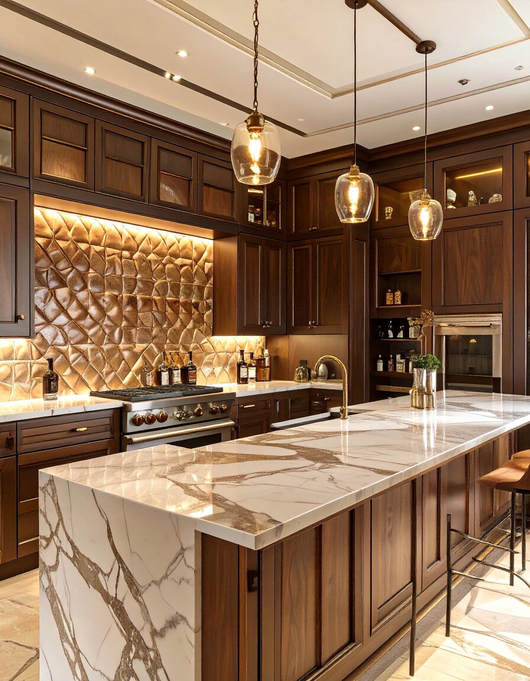 30 Trendy Bar Backsplash Ideas to Upgrade Your Lounge - We Love Home Blog