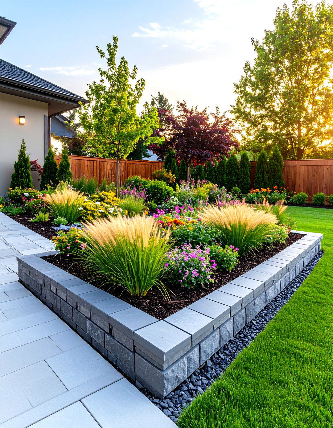30 Functional Retaining Wall Landscaping Ideas to Try - We Love Home Blog