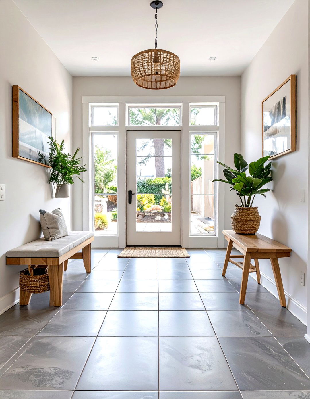 30 Small Entryway Foyer Tile Ideas for a Grand Entrance - We Love Home Blog