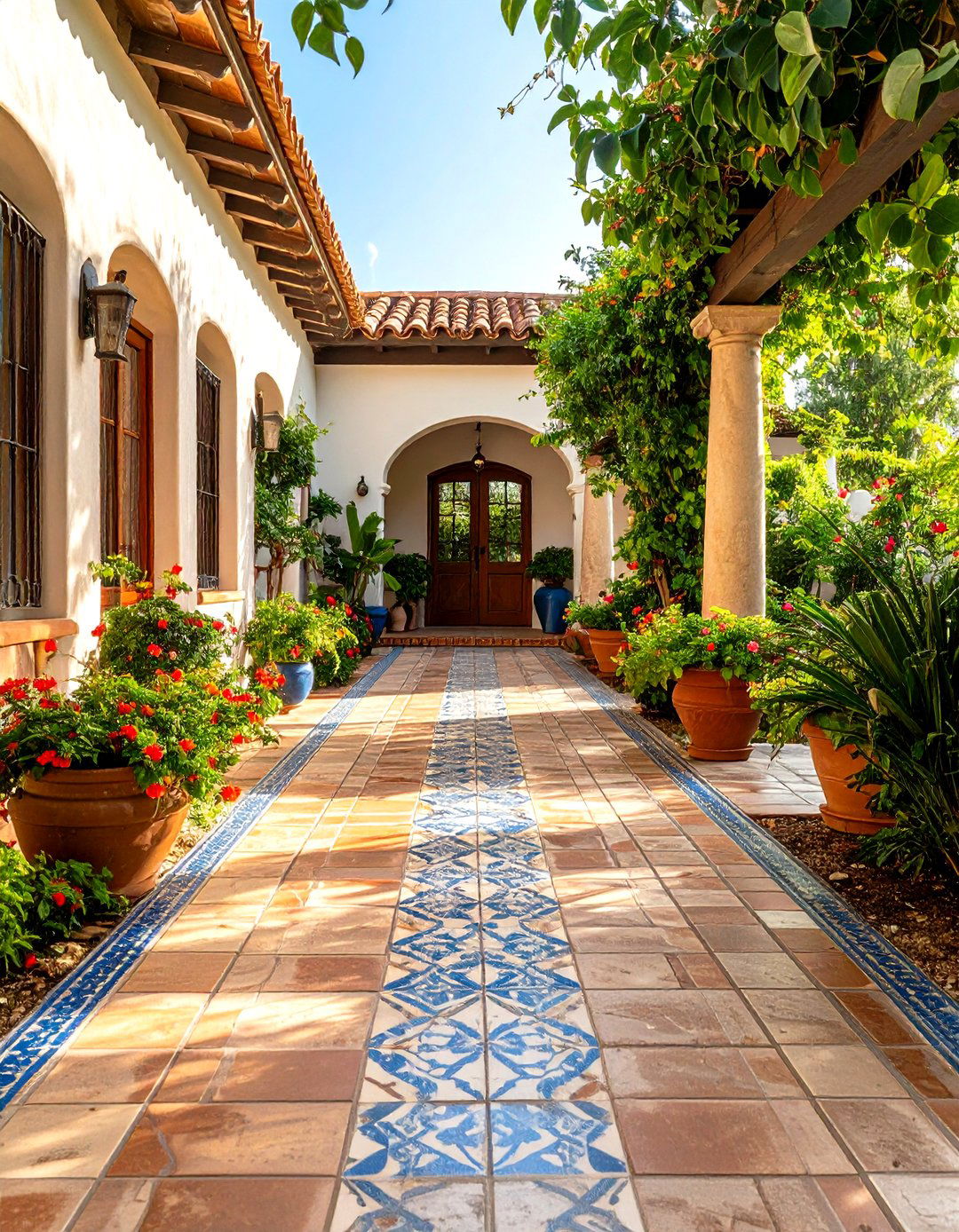 30 Front Yard Paver Walkway Ideas to Elevate Your Home - We Love Home Blog
