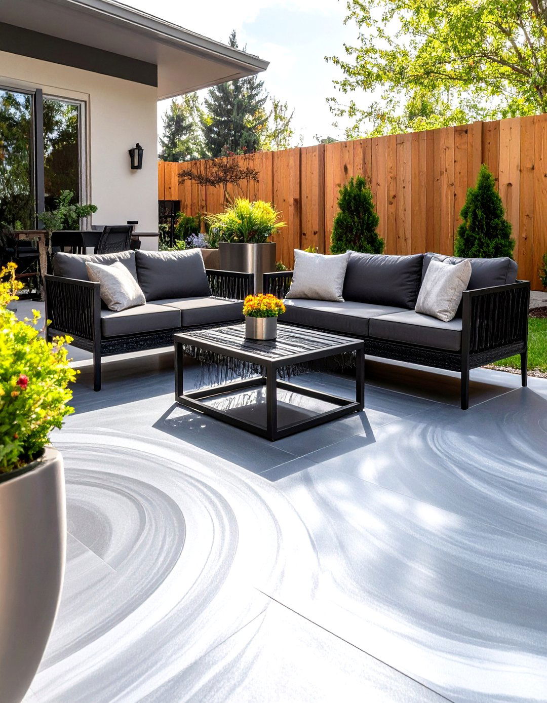 30 Epoxy Patio Ideas for a Sleek Outdoor Surface - We Love Home Blog
