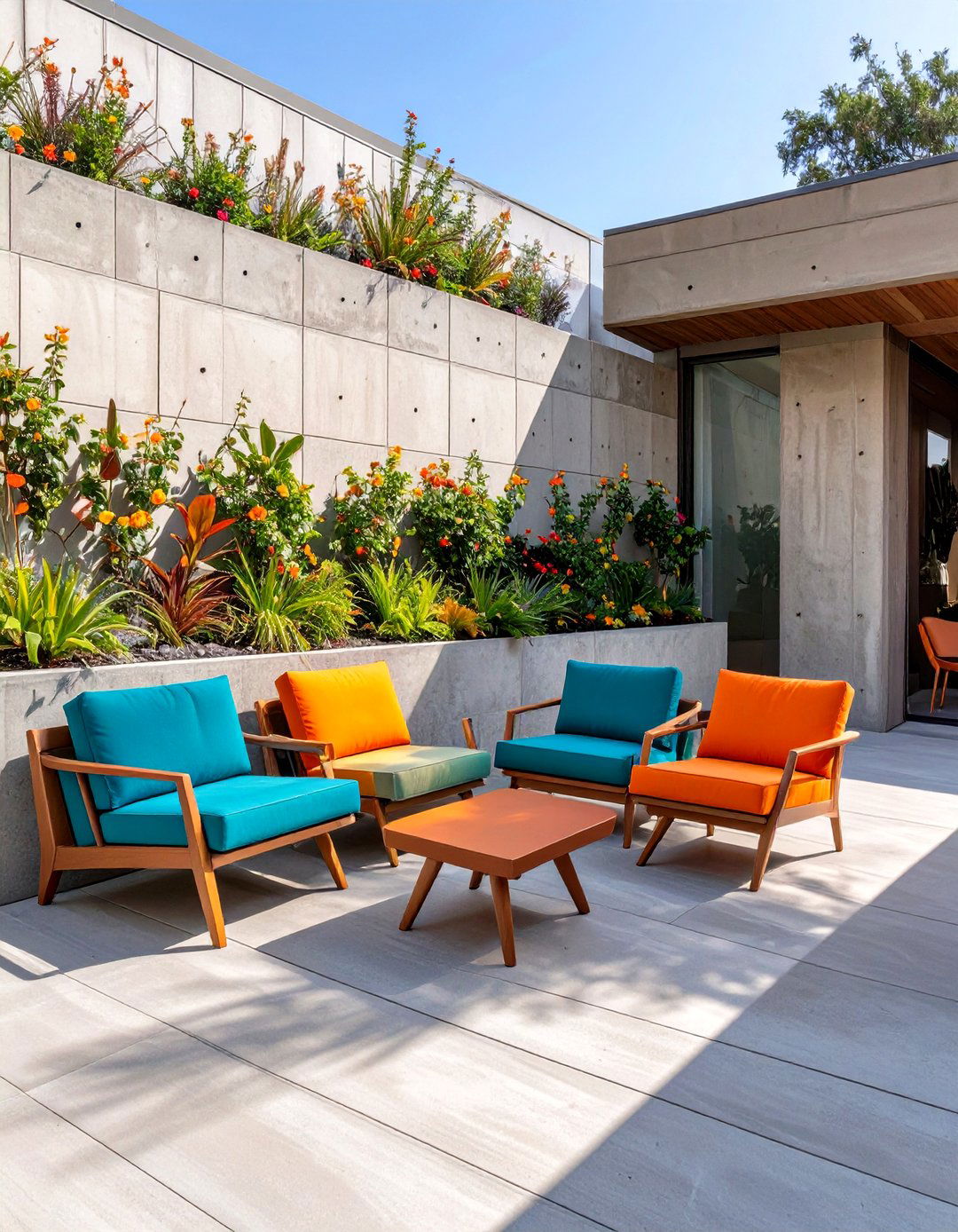 30 Modern Concrete Deck Ideas for Your Outdoor Space - We Love Home Blog