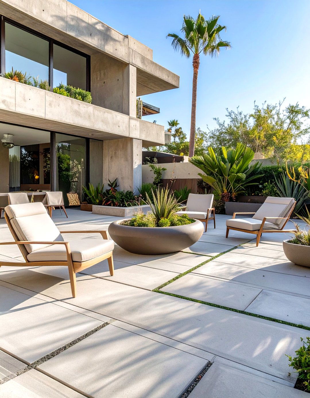 30 Modern Concrete Patio Designs to Elevate Your Yard - We Love Home Blog