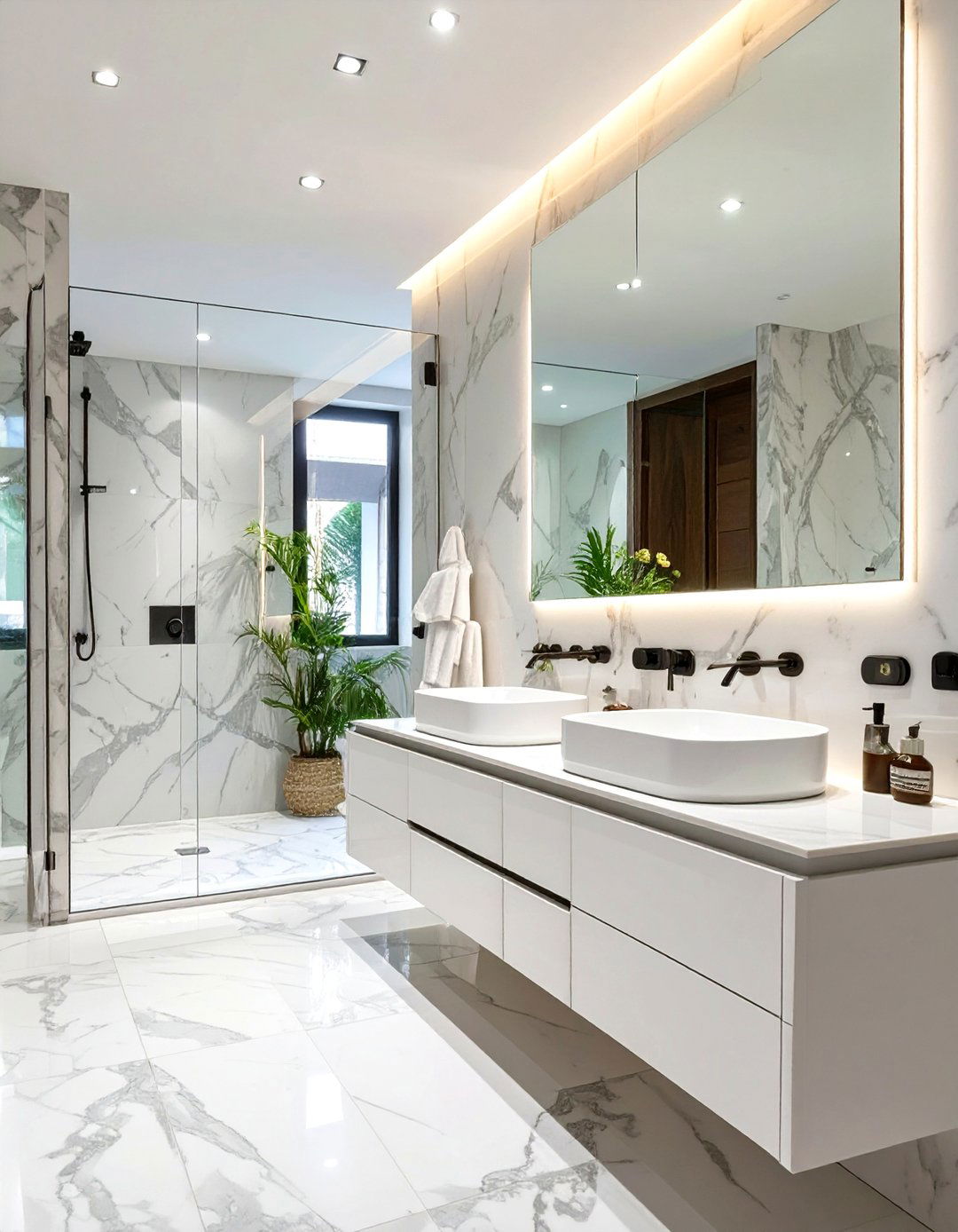 30 Luxurious Marble Bathroom Ideas for a Spa Feel - We Love Home Blog